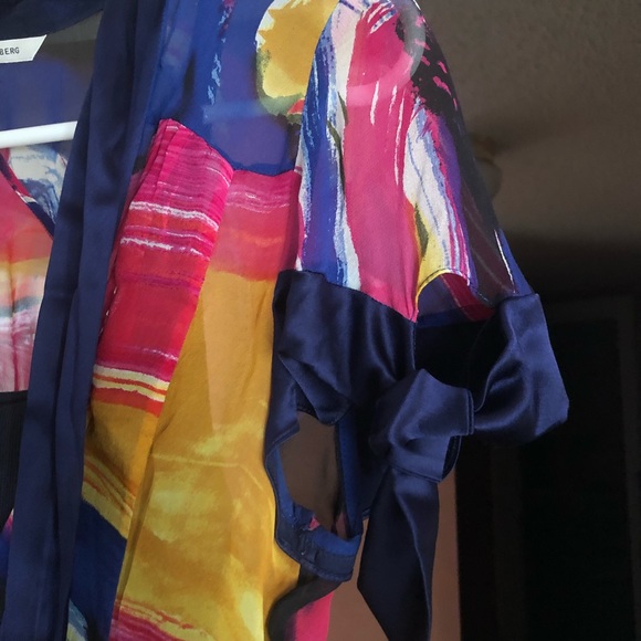 Diane Von Furstenberg | Dresses | Dvf Silk Sheer Dress Rare Find | Poshmark